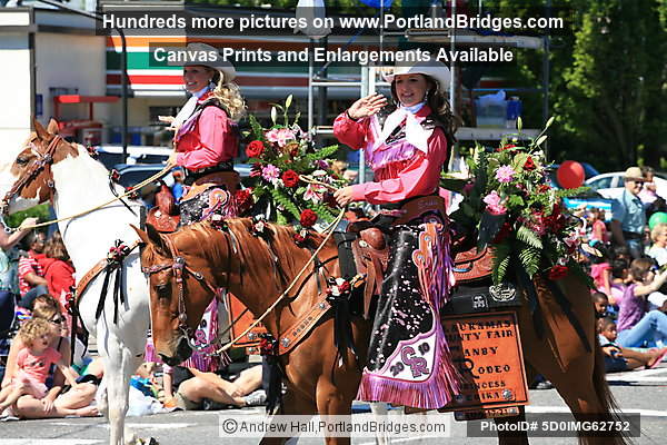 Grand Floral Parade 2010: Clackamas County Fair & Canby Rodeo Court ...