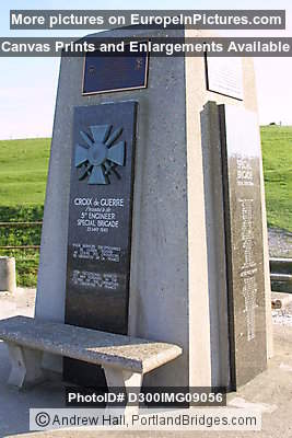 Fifth Engineer Special Brigade Monument, Omaha Beach Photo D300IMG09056