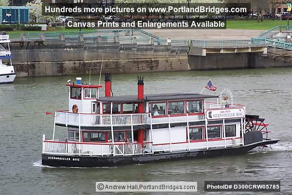 Sternwheeler Rose, Willamette River, 2002 (Portland, Oregon) Photo ...