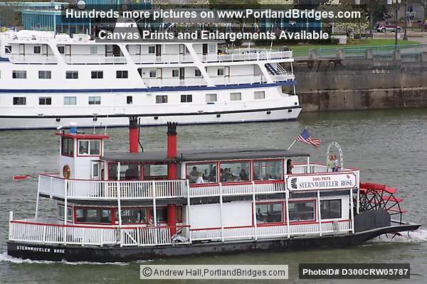 Sternwheeler Rose, Willamette River, 2002 (Portland, Oregon) Photo ...